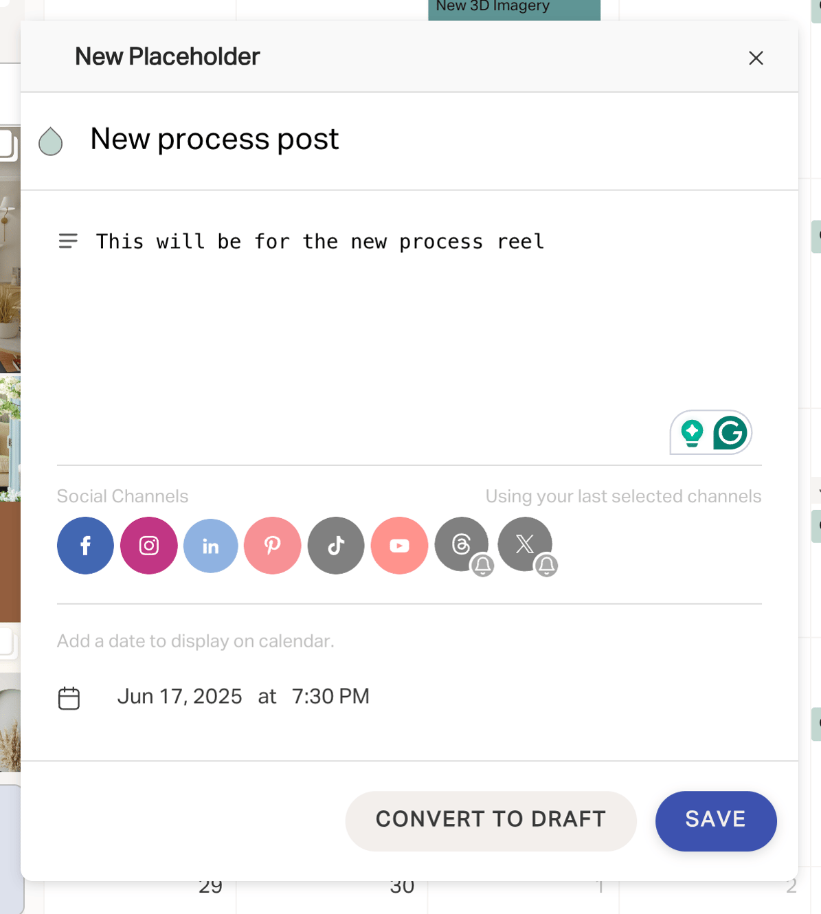 How to Use Placeholders for Multi-channel Workspace